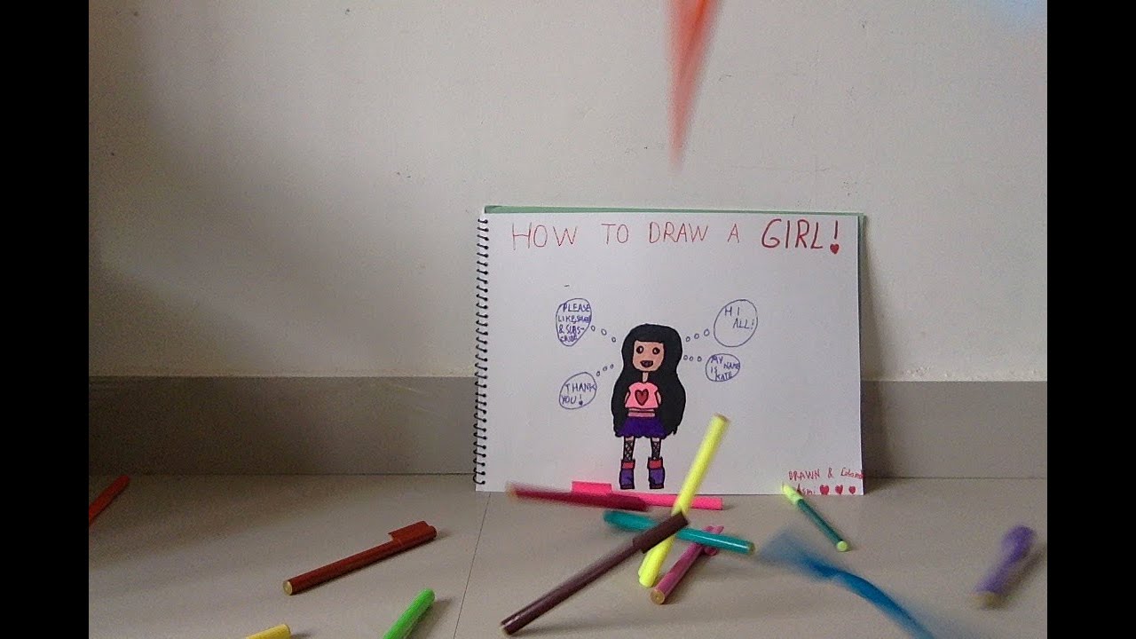 #6 A&C | How To Draw A Girl With Asmi's Style! |Asmi Bistirna World ...
