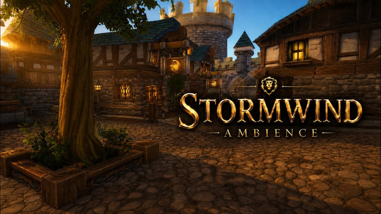 🏰 Stormwind Ambience | 3 Hours of World of Warcraft Music and Sounds ...