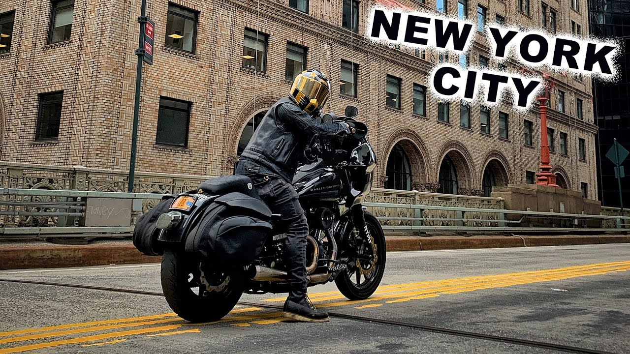 Riding Motorcycles In NYC - YouTube