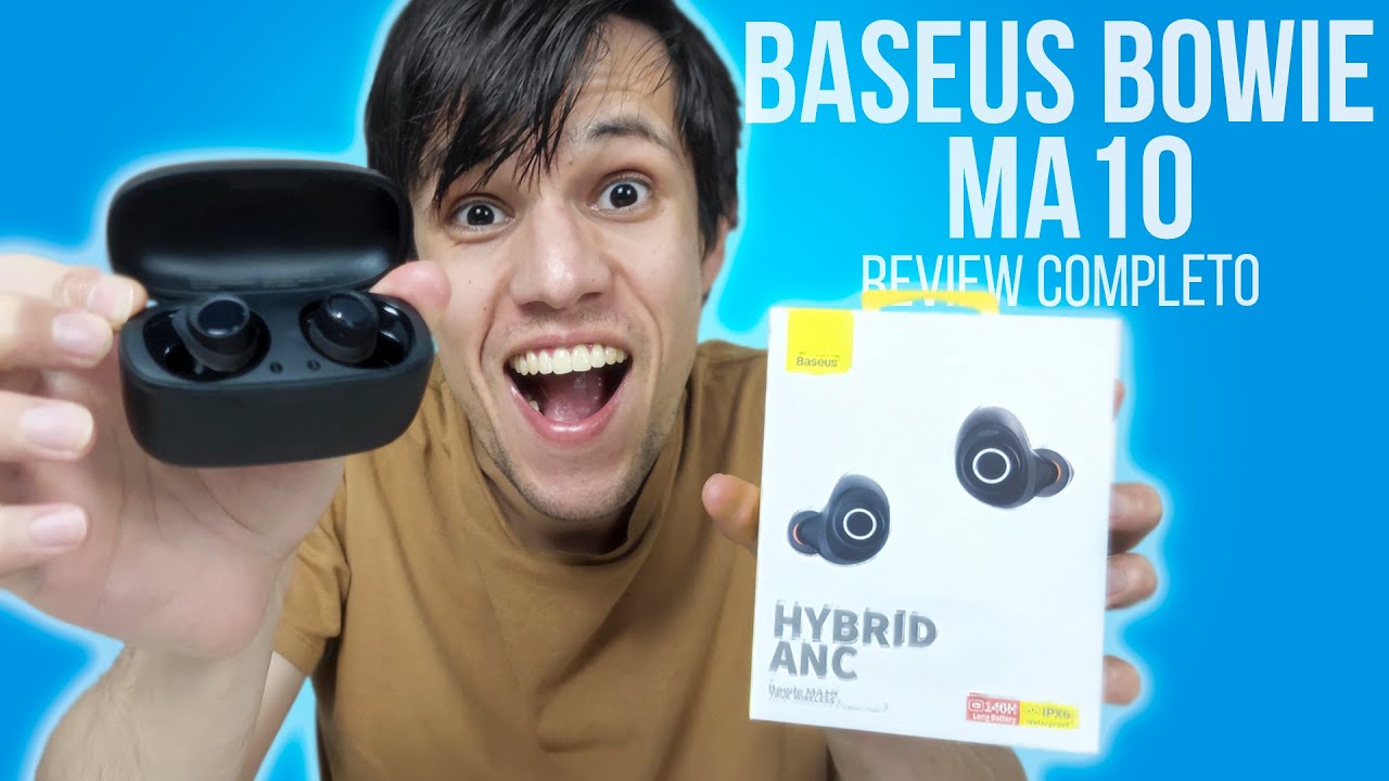 Baseus Bowie MA10 Review Completo! ANC -48dB, SOM de QUALIDADE e MUITA ...