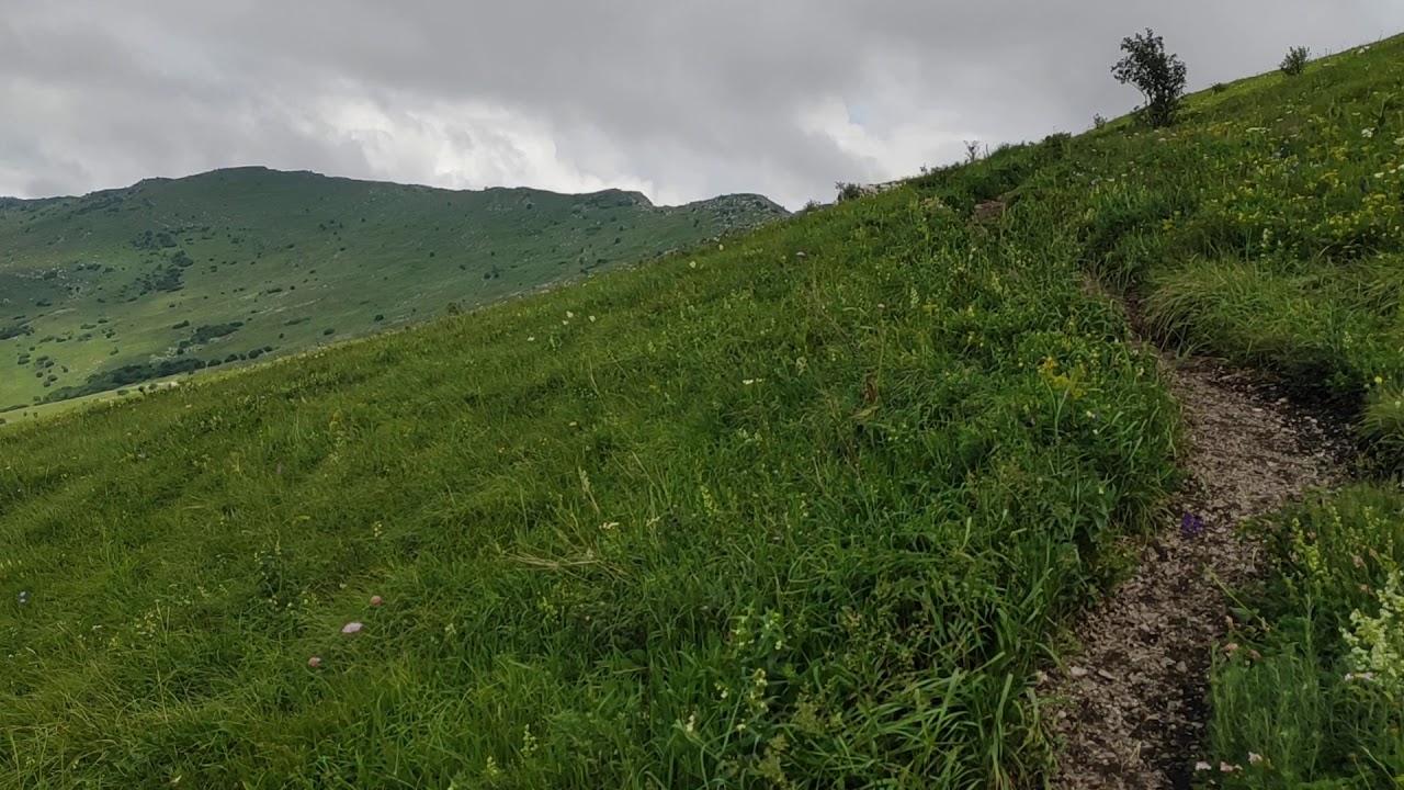 Pyramidal Mountain Rtanj Serbia view of the green valley from the ...