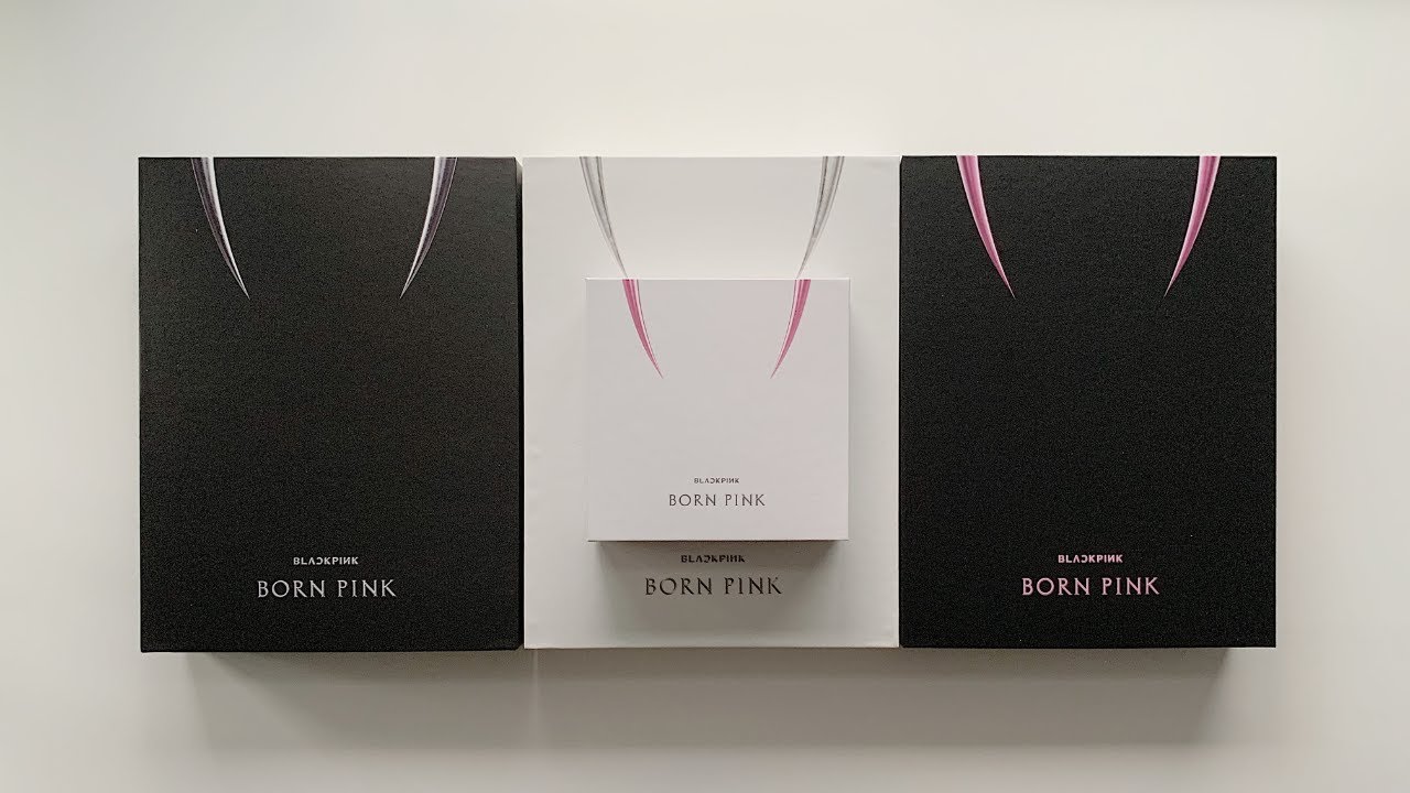 Unboxing - BLACKPINK - 2nd ALBUM [BORN PINK] BOX SET (All Versions ...