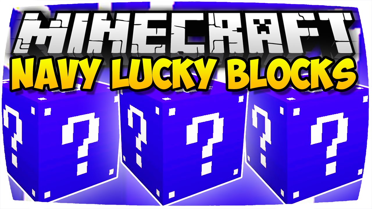 MINECRAFT: NAVY LUCKY BLOCKS MOD PVP BATTLE - LUCKY BLOCKS TOWER, TNT ...
