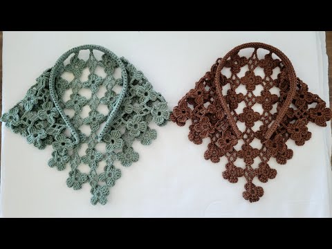Yonca Model Taçlı Bandana Yapımı 