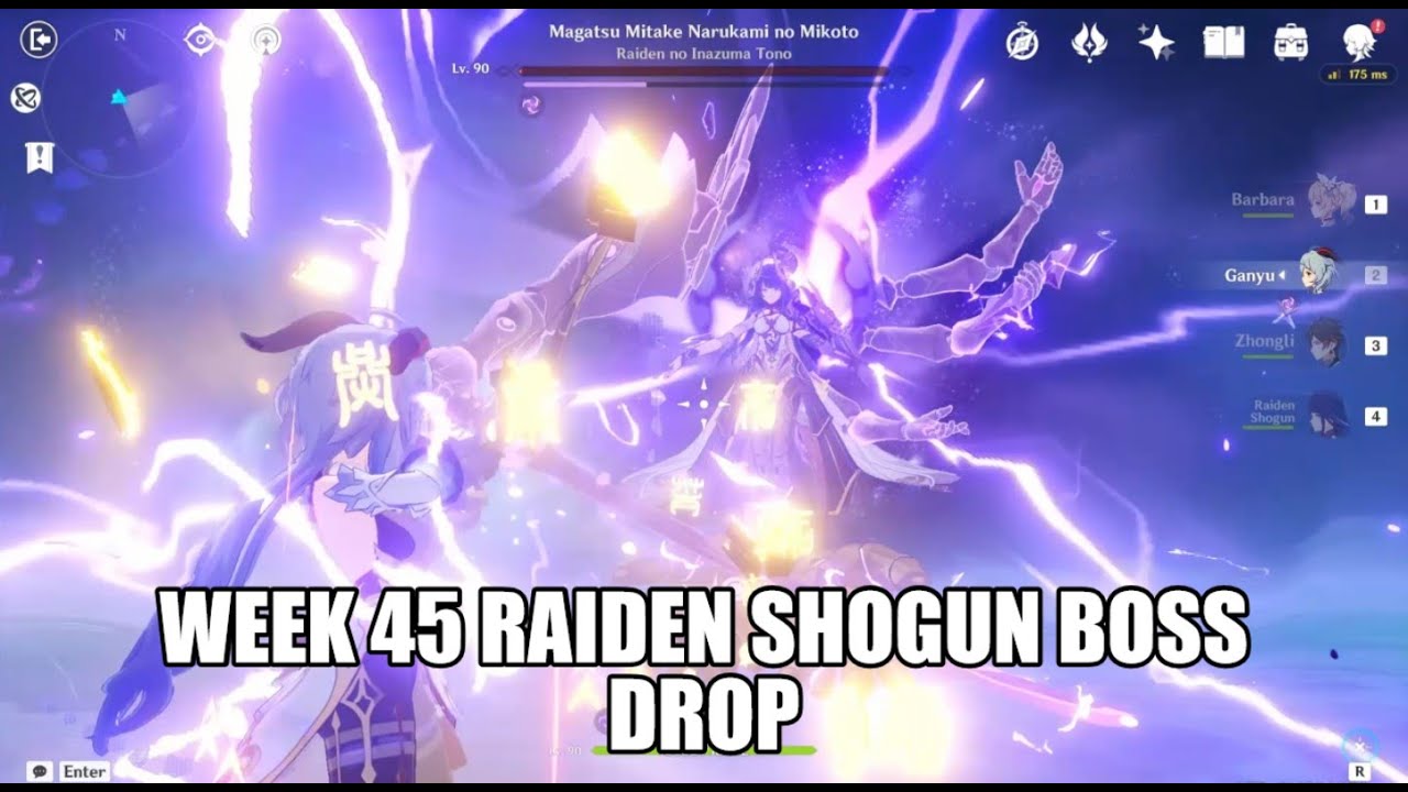 Week 45 Raiden Shogun Boss Drop | Genshin Impact - YouTube