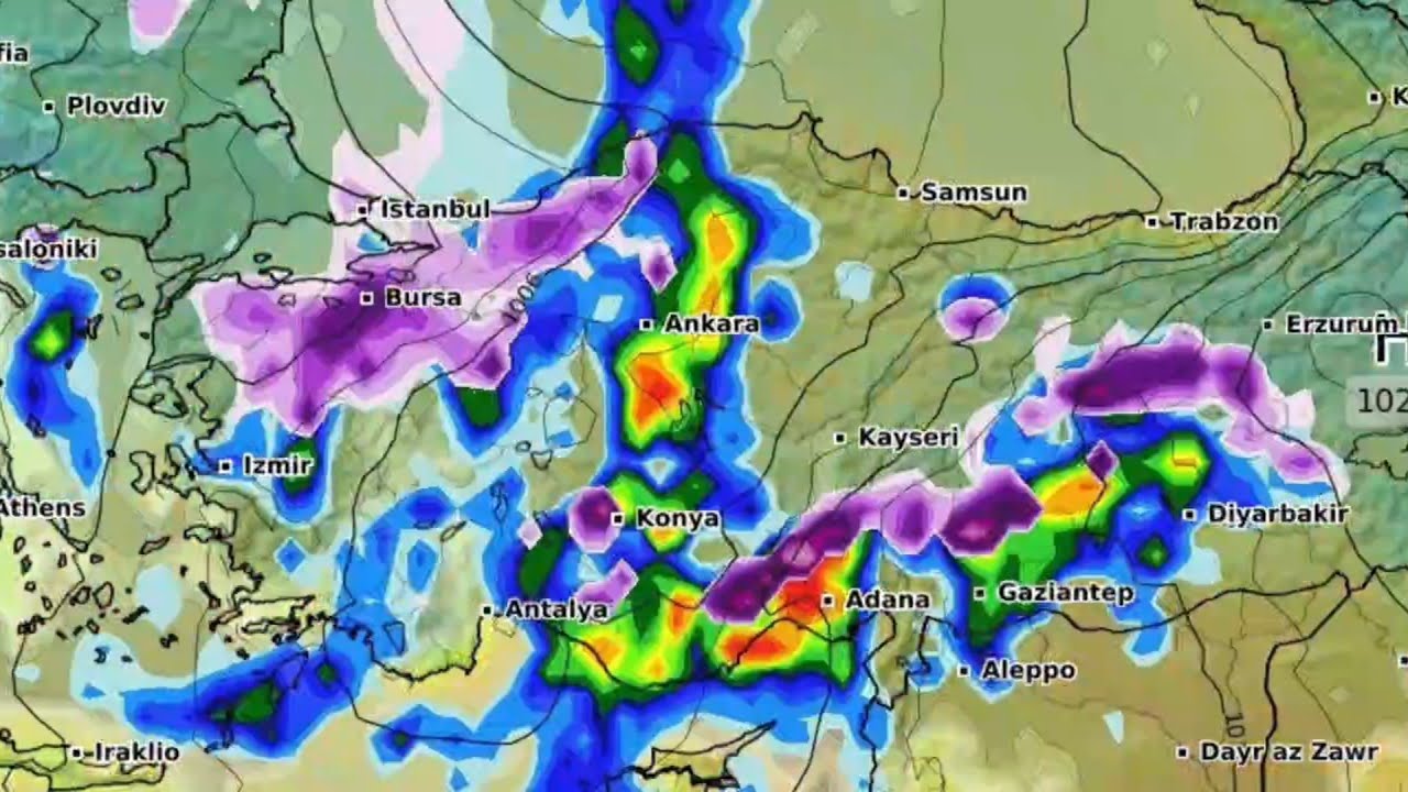 3 Şubat 2024 GFS 00 UTC - YouTube