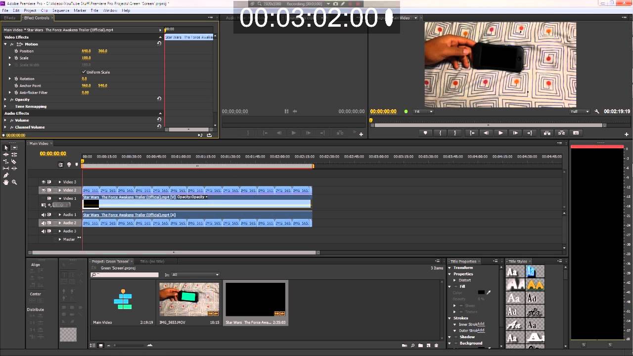 Adobe Premiere Pro: Making a video show through Smartphone Screens ...