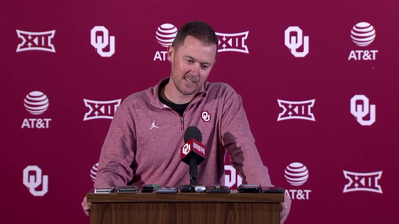 OU Football: Riley looks ahead to Kansas State - YouTube