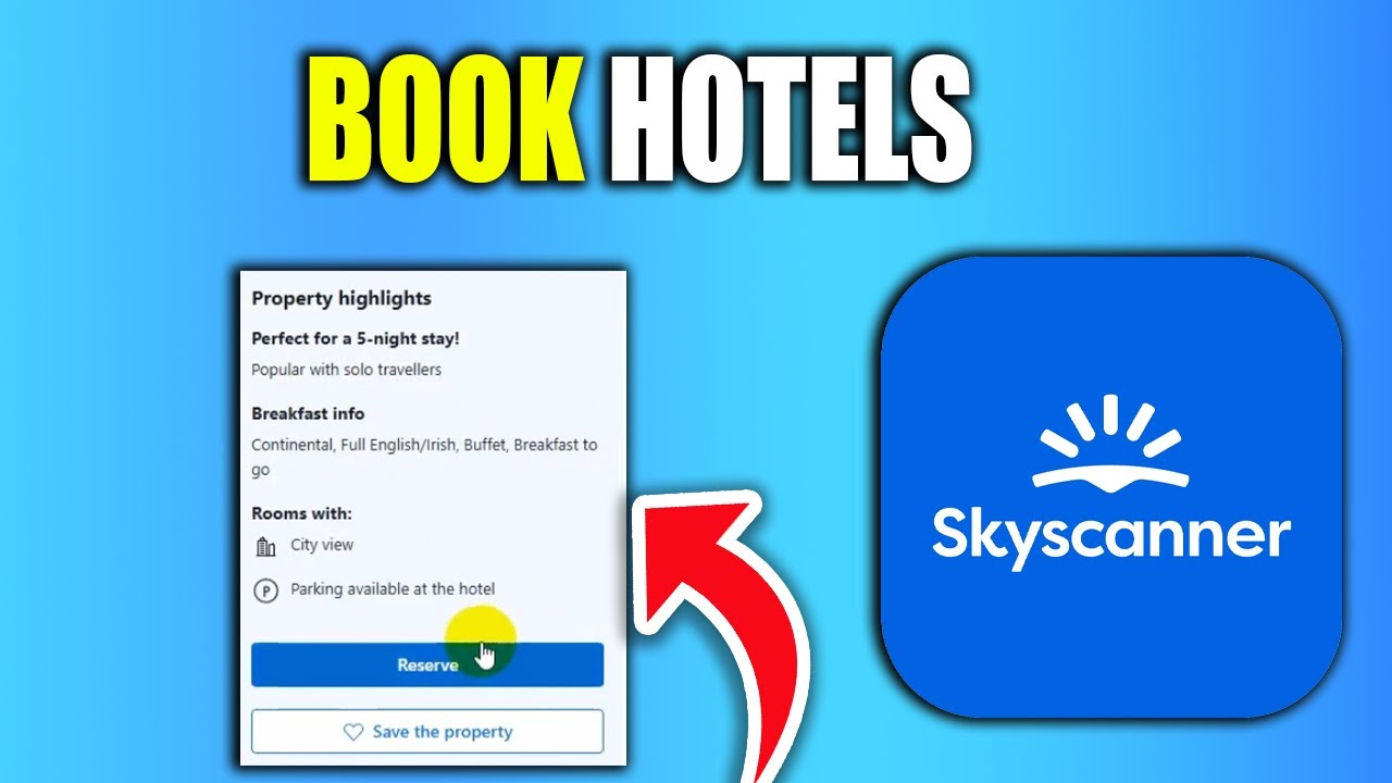 How To Book Hotels Through Skyscanner - New Method - YouTube