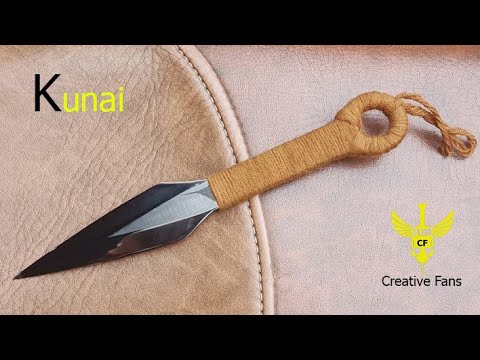 Kunai - How to make a Kunai with Basic Tools ⚔️ Making Knife [CF] Demo ...