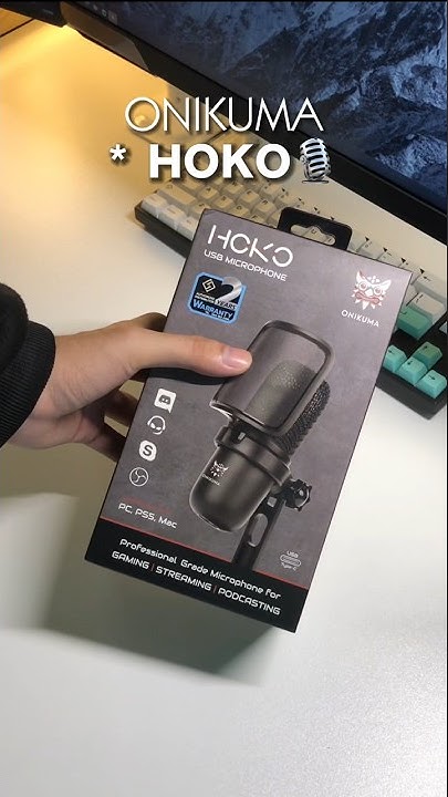 ONIKUMA HOKO ไมค์ราคาหลักร้อยเด้อ 📌 #asmr #desksetup #desktop #gamer #เกมเมอร์ #จัดโต๊ะคอม ...