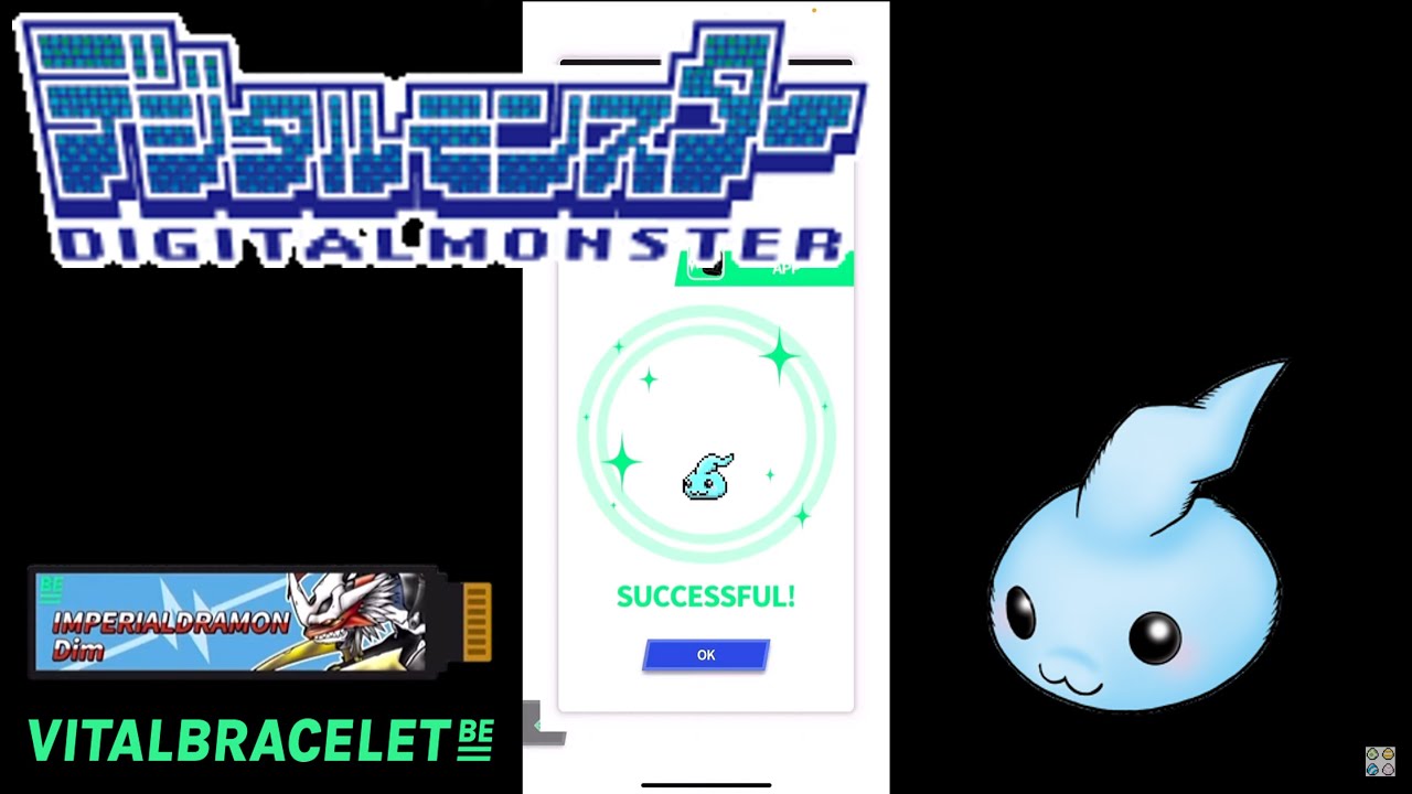 DIGIMON Vital Bracelet BE - CHIBOMON || Imperialdramon DiM Log #1 - YouTube
