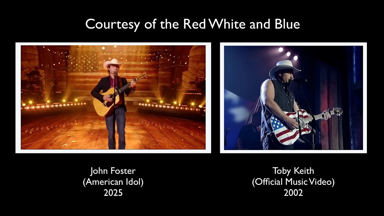 Courtesy of the Red White and Blue – John Foster and Toby Keith - YouTube