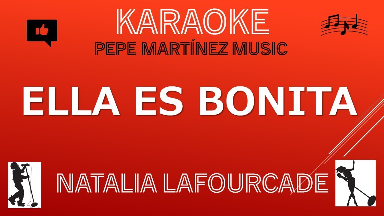 Ella es bonita Natalia Lafourcade Karaoke - YouTube
