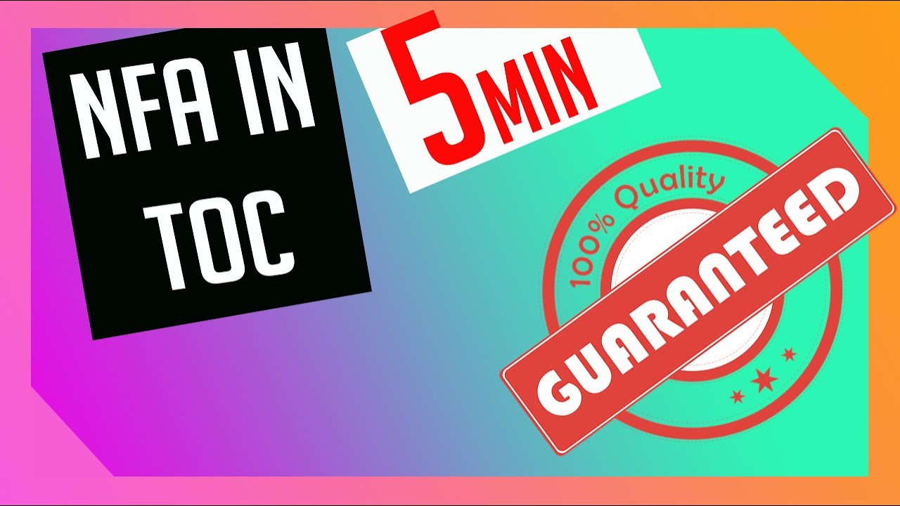 What is NFA in TOC? Non-deterministic finite Automata NFA - YouTube