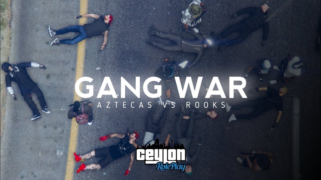 CEYLON RP AZTECAS 💙 ROOKS 🖤 GANG WAR 10 V 10 ඔක්කොම එකකින් විසදගමු 😂 ...
