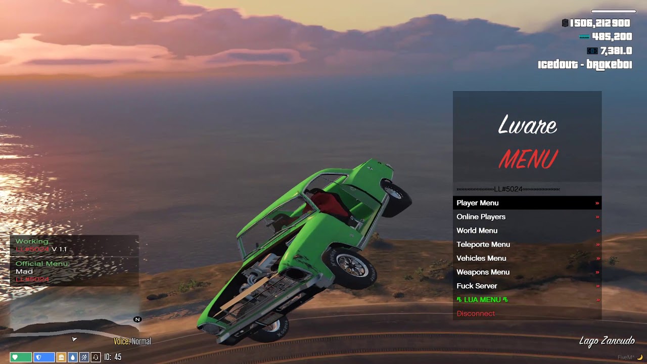 FiveM Mod Menu 8.0 - YouTube
