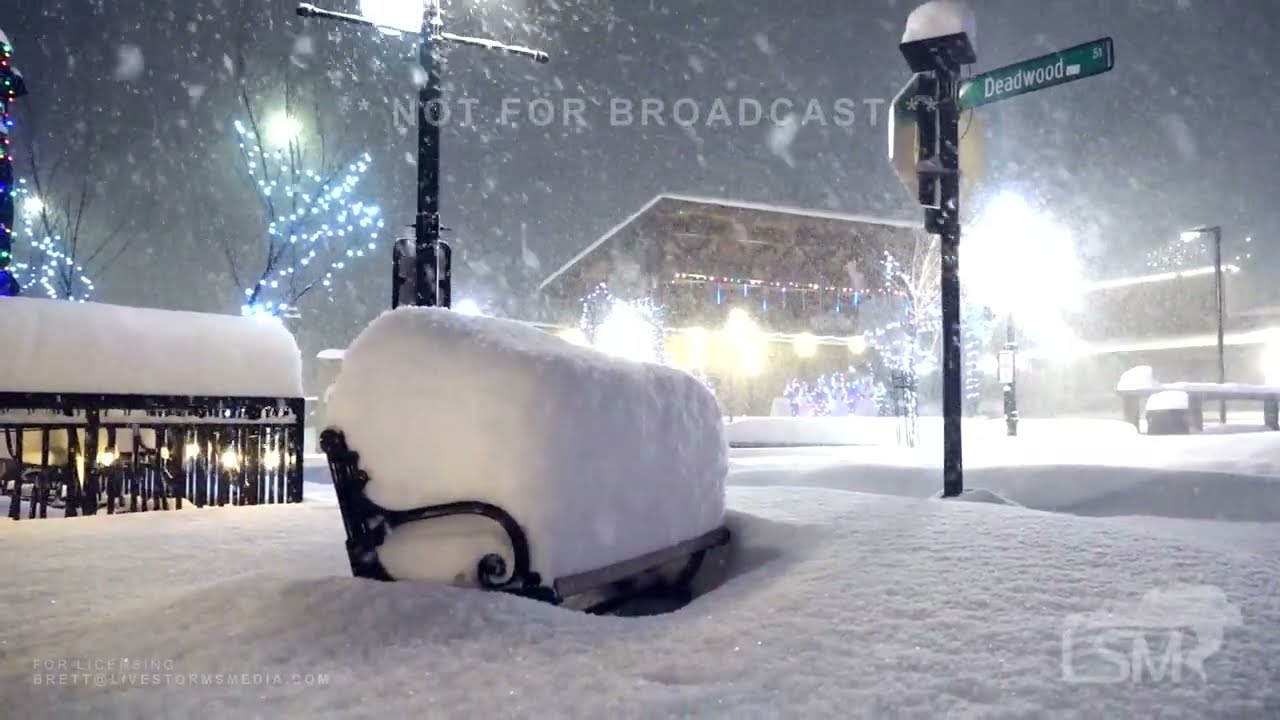 Deadwood South Dakota Snow Storm