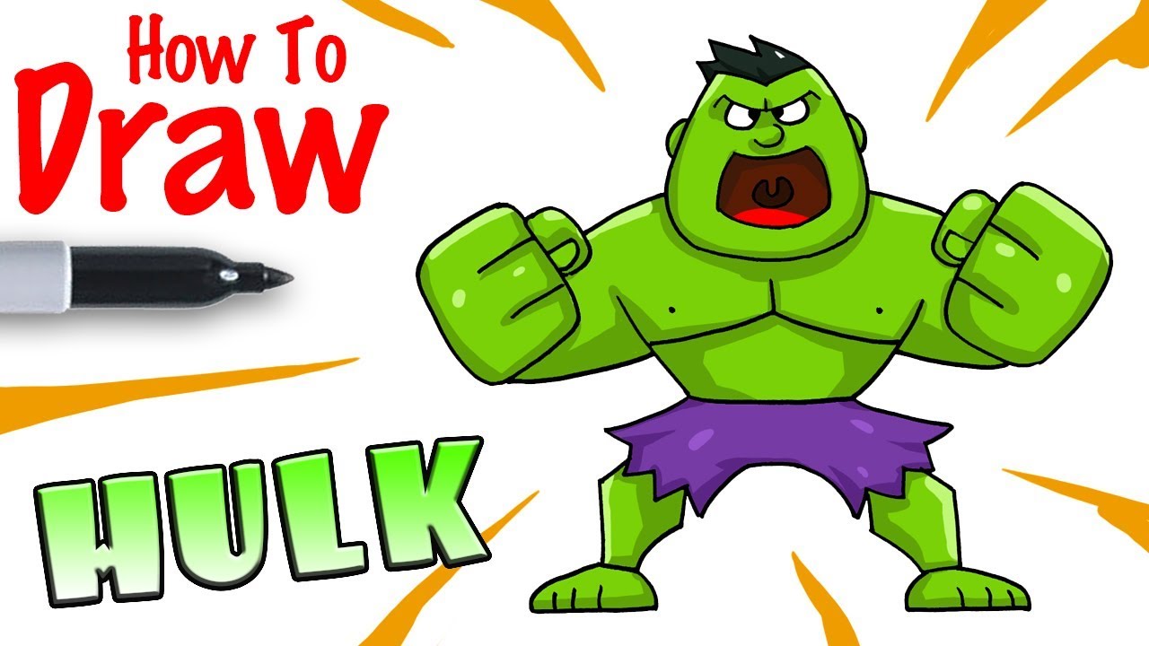 How to Draw the Hulk - YouTube