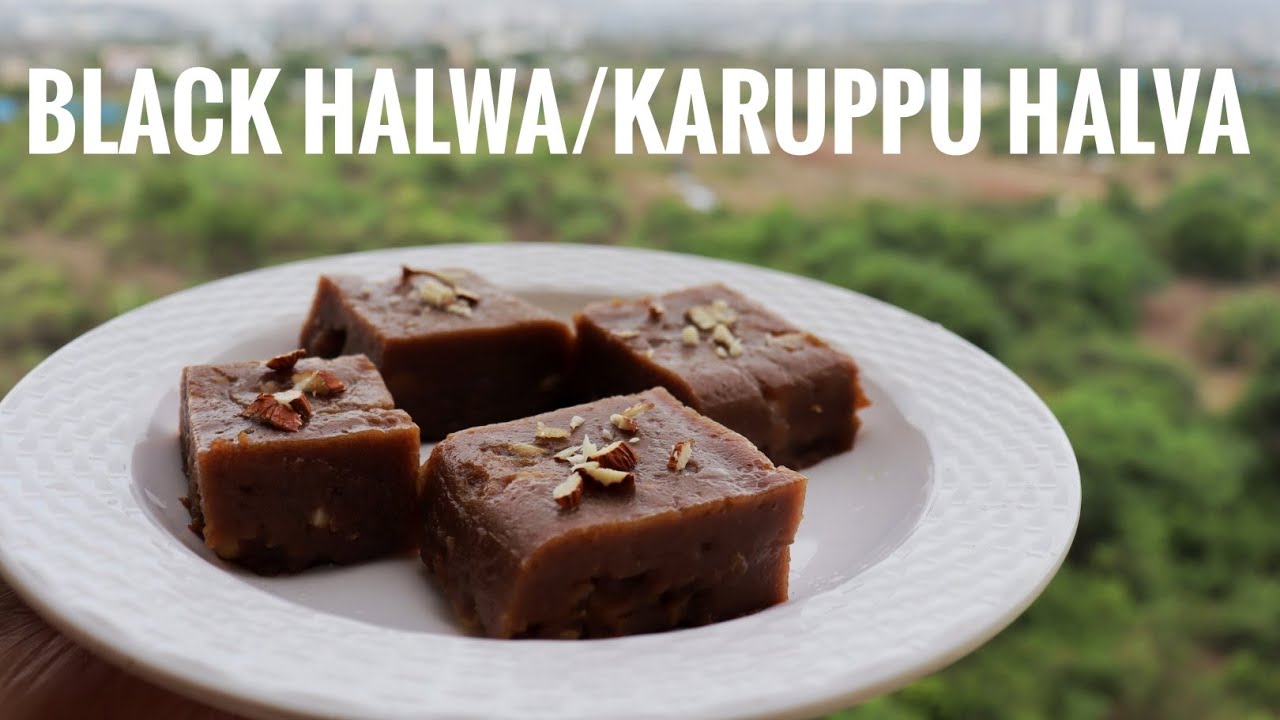 Kerala Black Halwa | Karuppu Halva | Authentic Tirunelveli Halwa Recipe ...