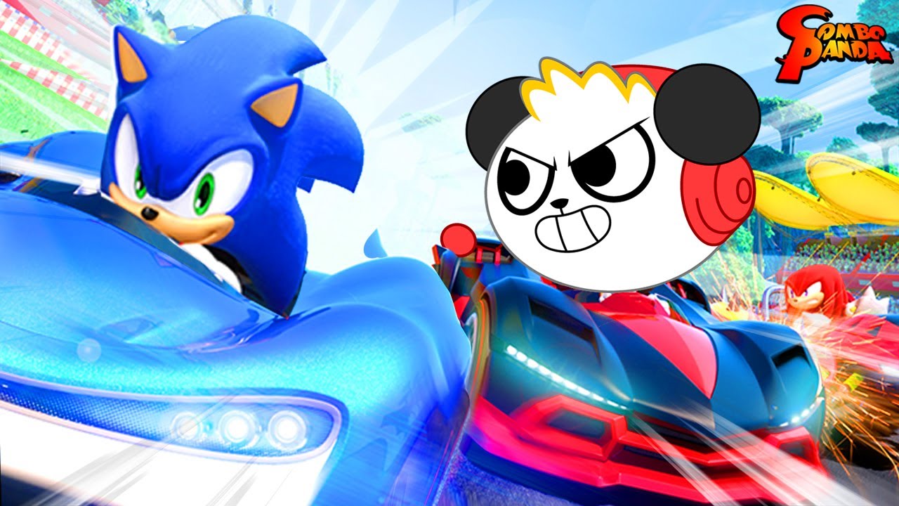 Sonic the Hedgehog VS Combo Panda! Let's Play Sonic Racing! - YouTube