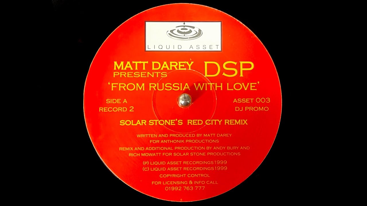 Matt Darey Presents DSP - From Russia With Love (Solar Stone's Red City ...