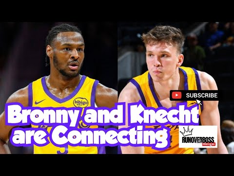 Bronny and Knecht are Connecting 🔥💪🚀 - YouTube