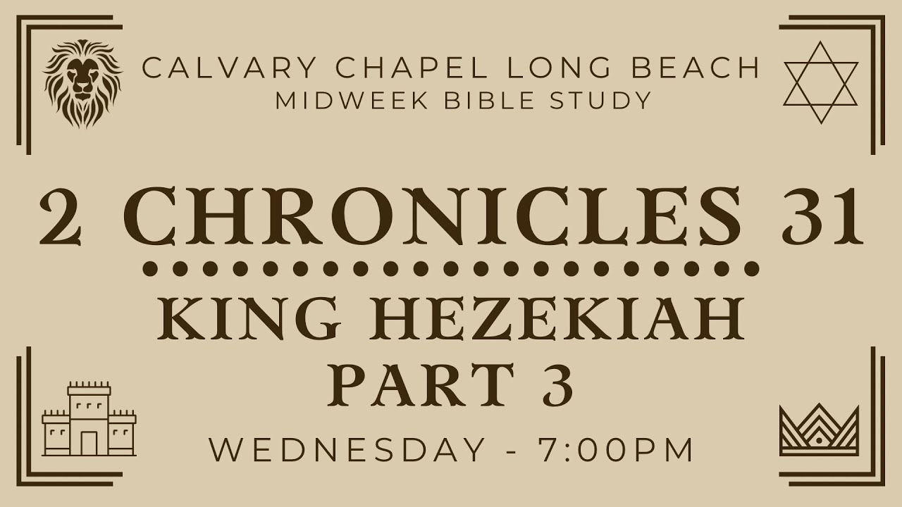 King Hezekiah (Part 3) - 2 Chronicles 31 - YouTube
