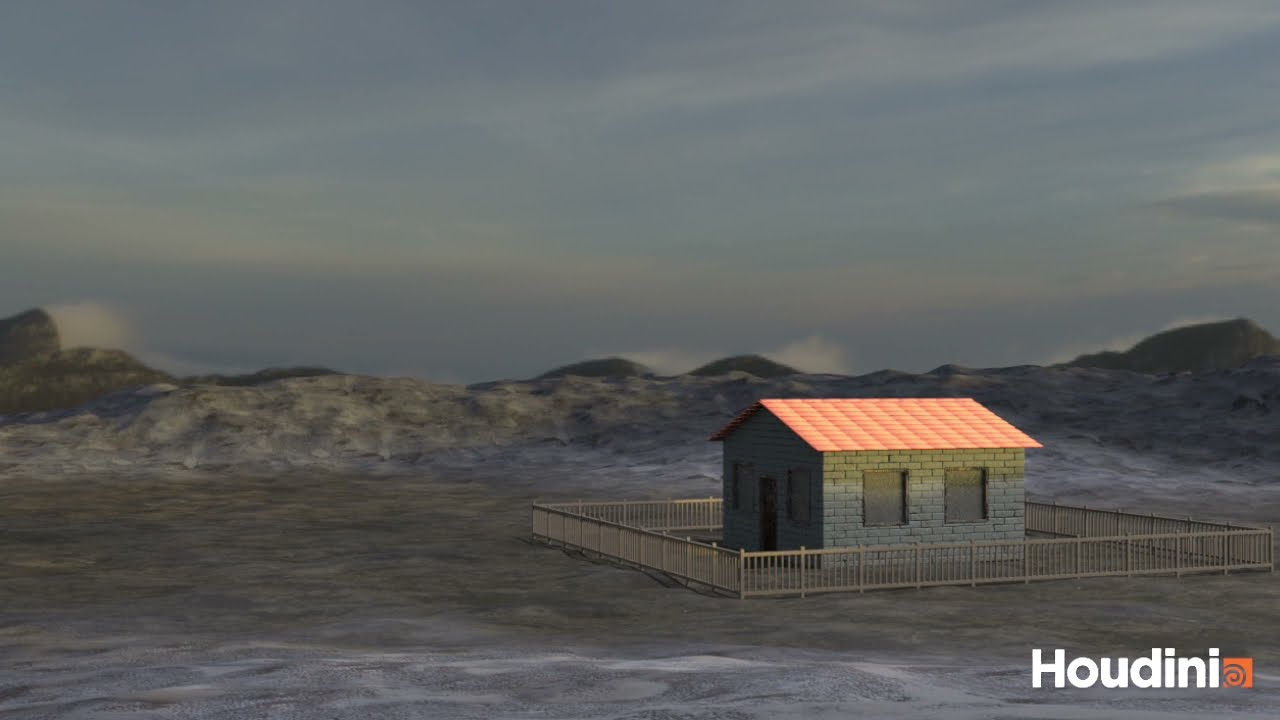 Houdini Fracture and Pyro Simulation Test - YouTube
