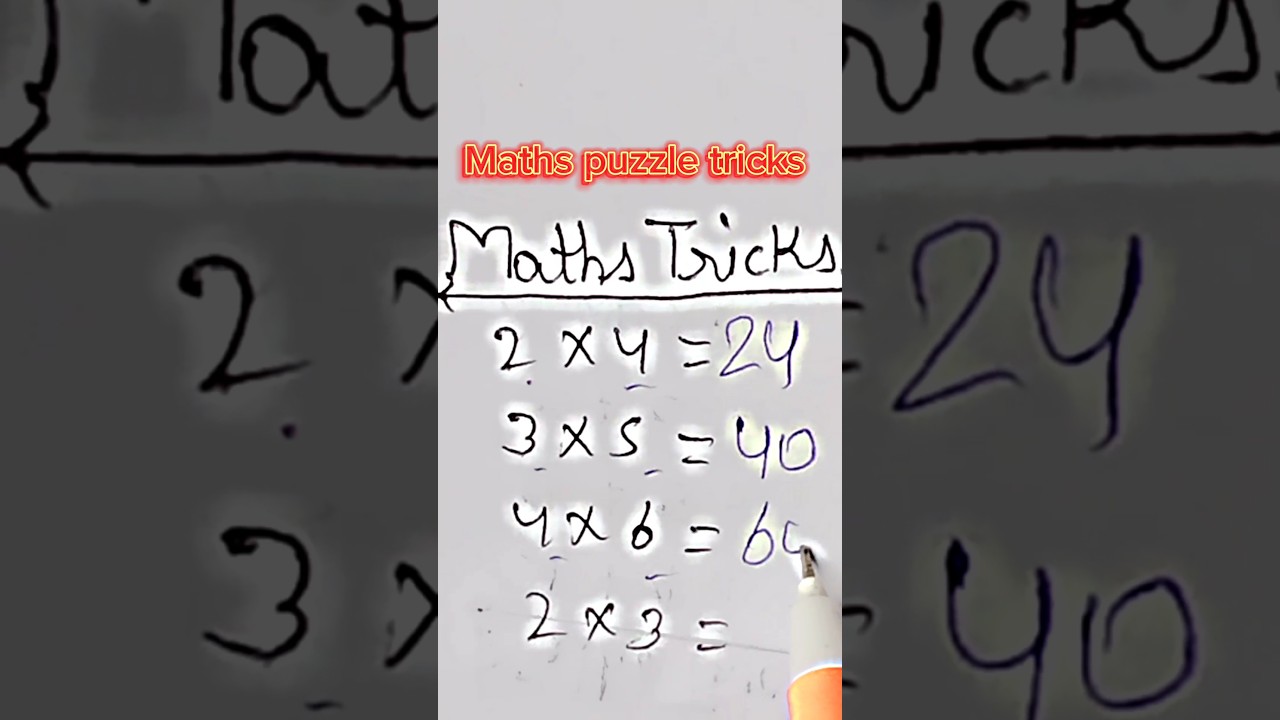 Maths puzzle tricks only genius can solve 💯#shorts #viral #trending #maths #mathematics #youtube ...