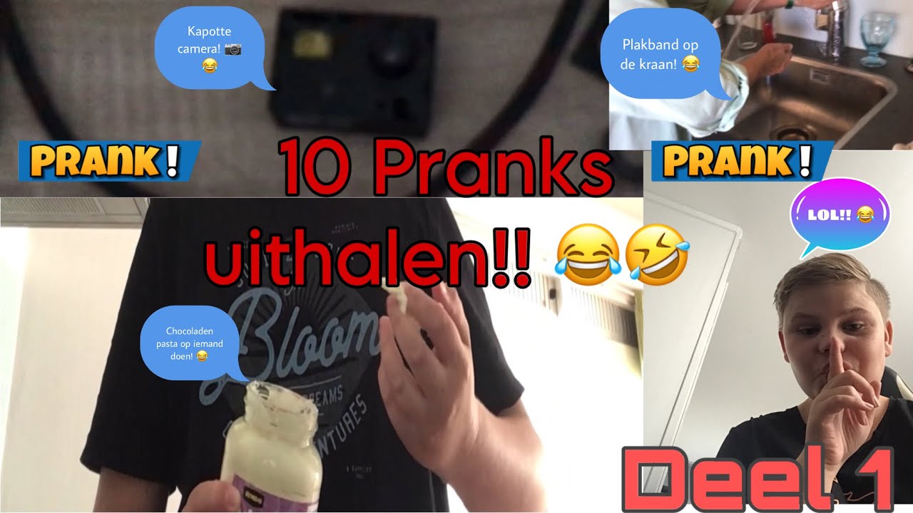 Ik ga 10 pranks uithalen bij mensen! *Grappig 😂* Deel 1 - YouTube