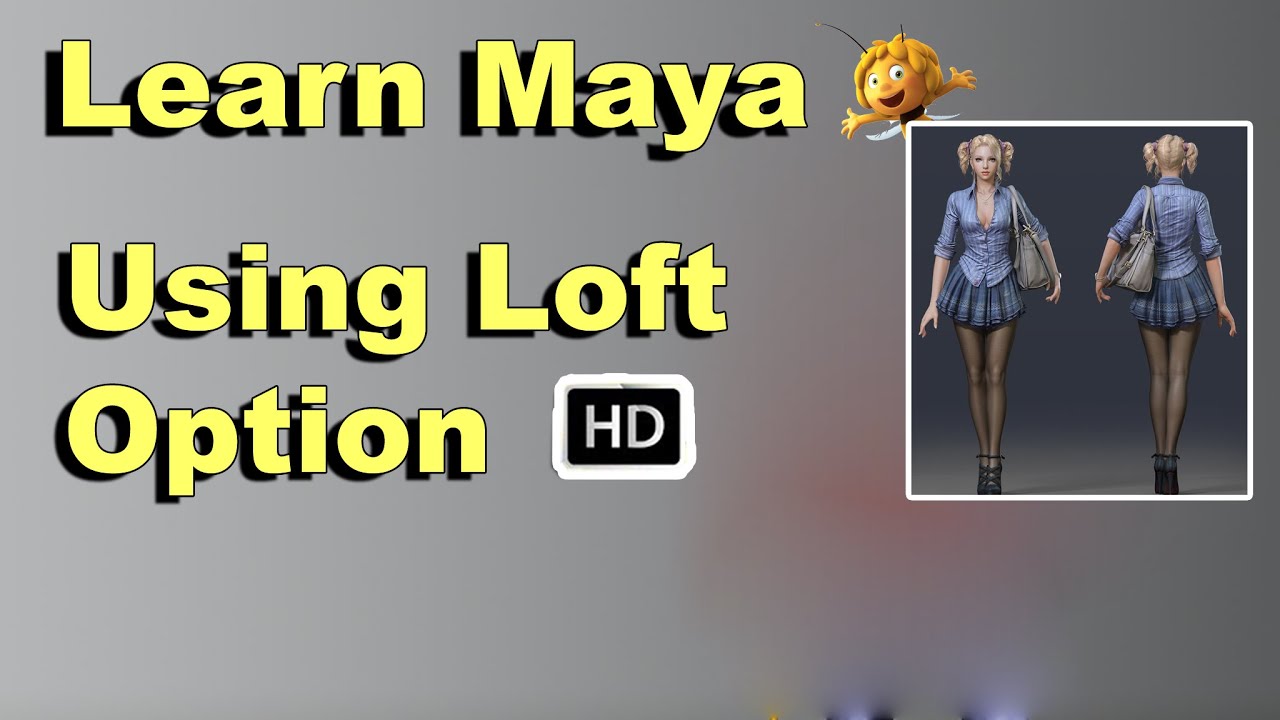 Learn Maya HD | Using Loft Option | Maya Autodesk 3D Basics Animation ...