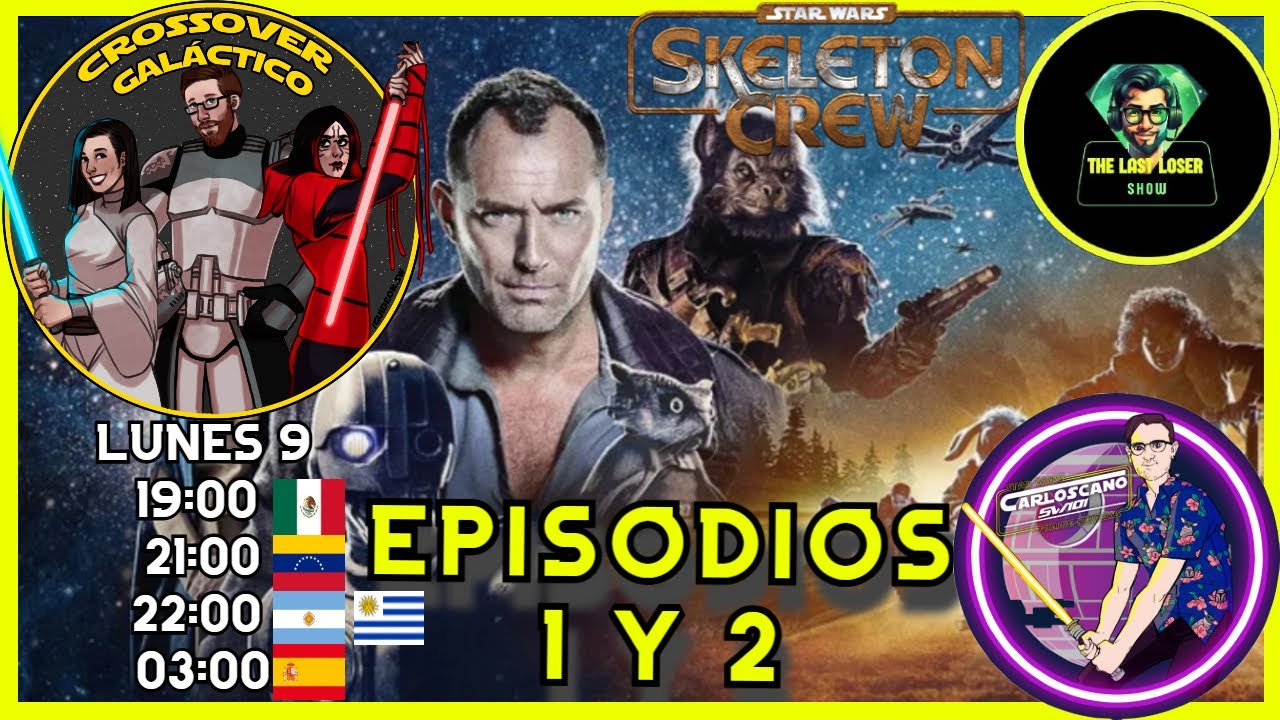 Skeleton Crew cap 1 & 2 - Crossover Galáctico - YouTube