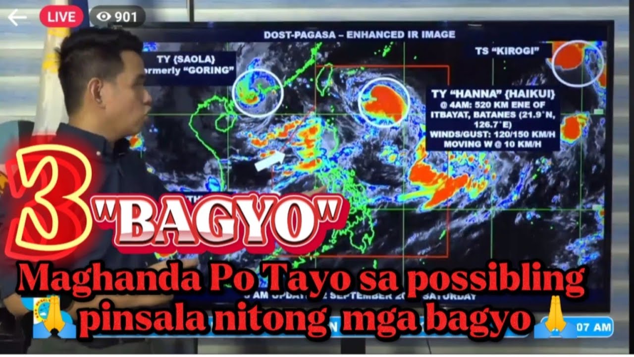 latest update sa tatlong bagyo ngayun Umaga sep:2,2023 6:am Saturday ...