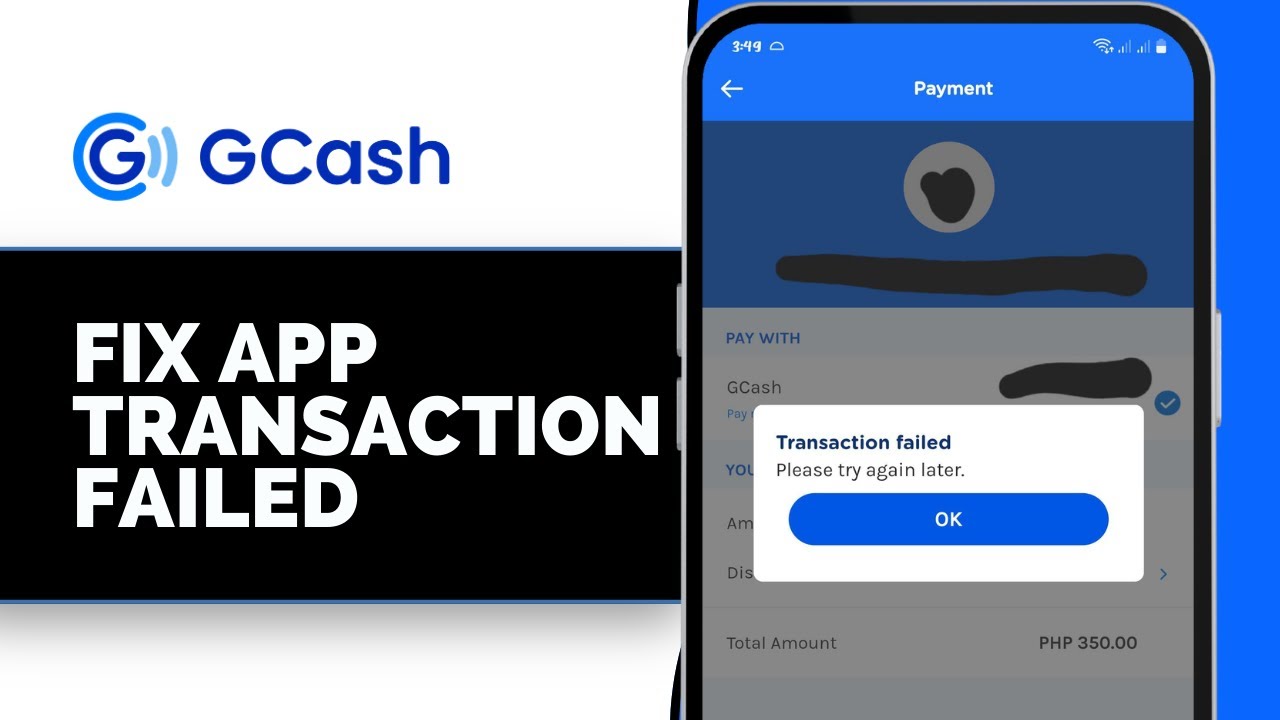 How To Fix And Solve GCash App Transaction Failed (2025) - YouTube