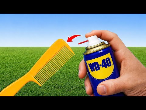 Saç fırçanıza WD-40 sıkın ve sonuçlara hayran kalacaksınız! İşte sırrı.