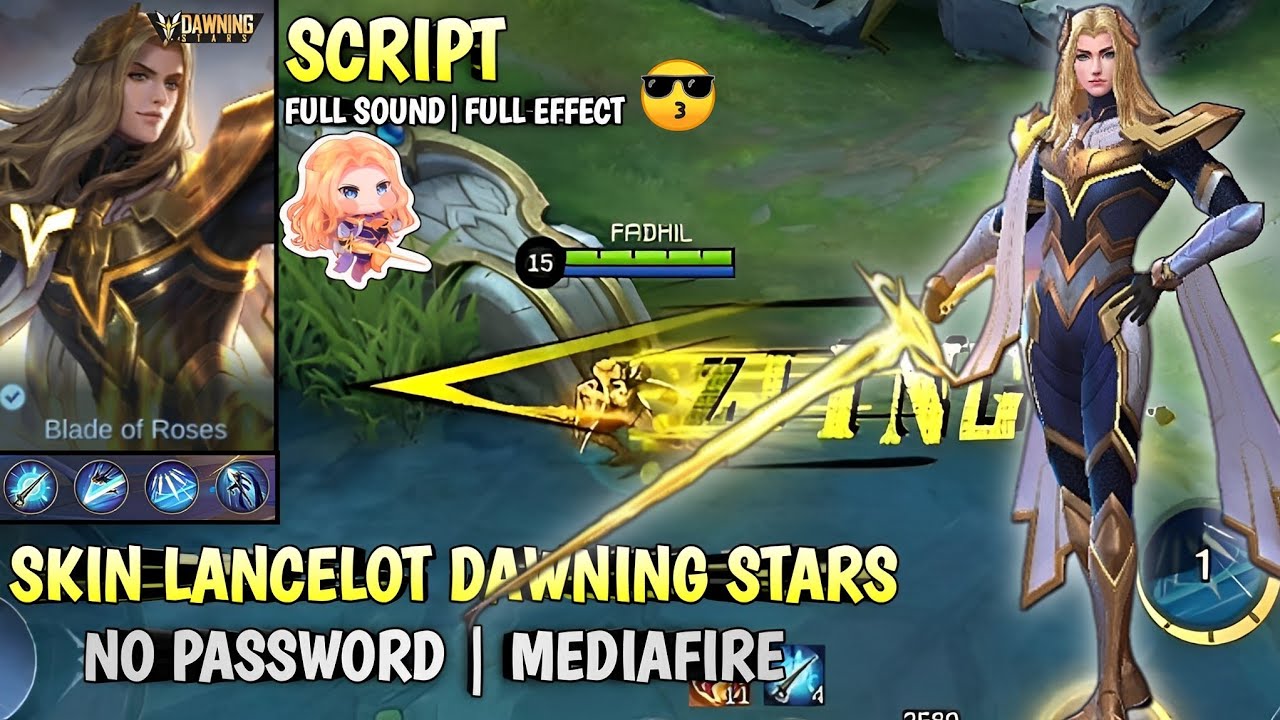 SCRIPT SKIN LANCELOT DAWNING STARS SWORDMASTER NO PASSWORD MEDIAFIRE ...