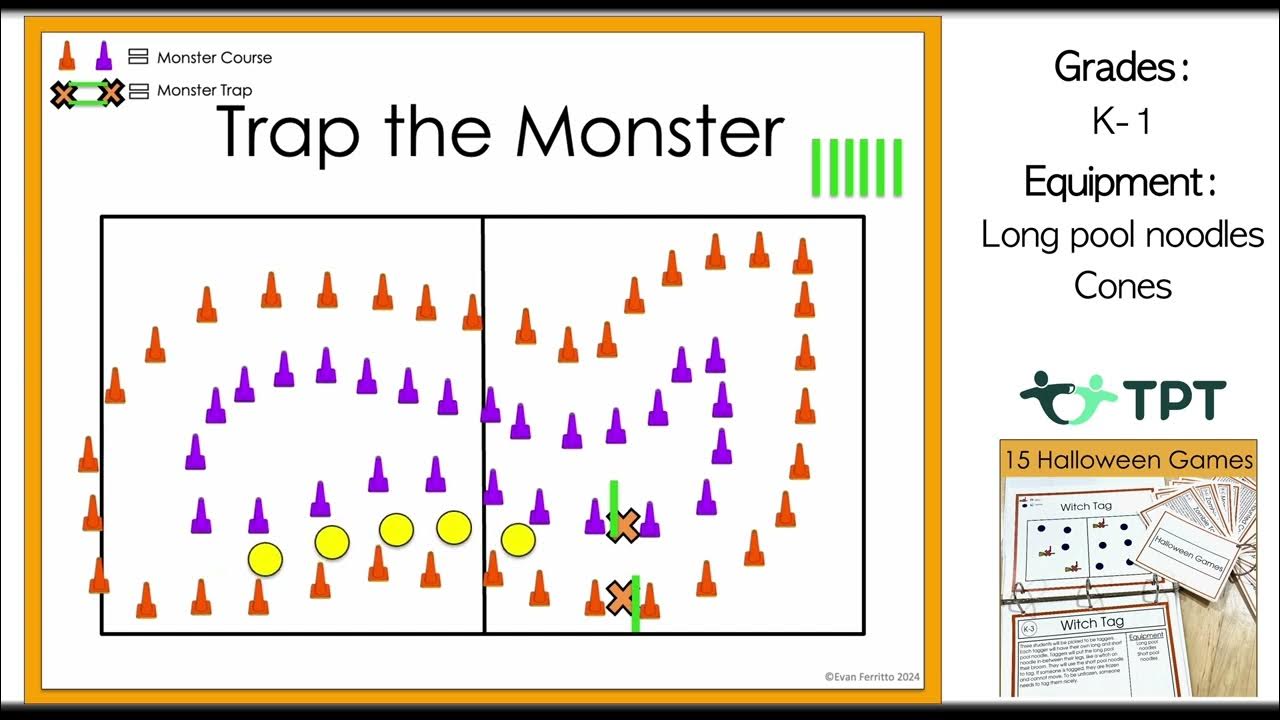 Trap the Monster - Halloween Game - YouTube