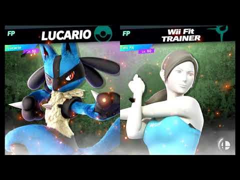 Super Smash Bros Ultimate Amiibo Fights – 9pm Poll Lucario vs Wii Fit Trainer - YouTube