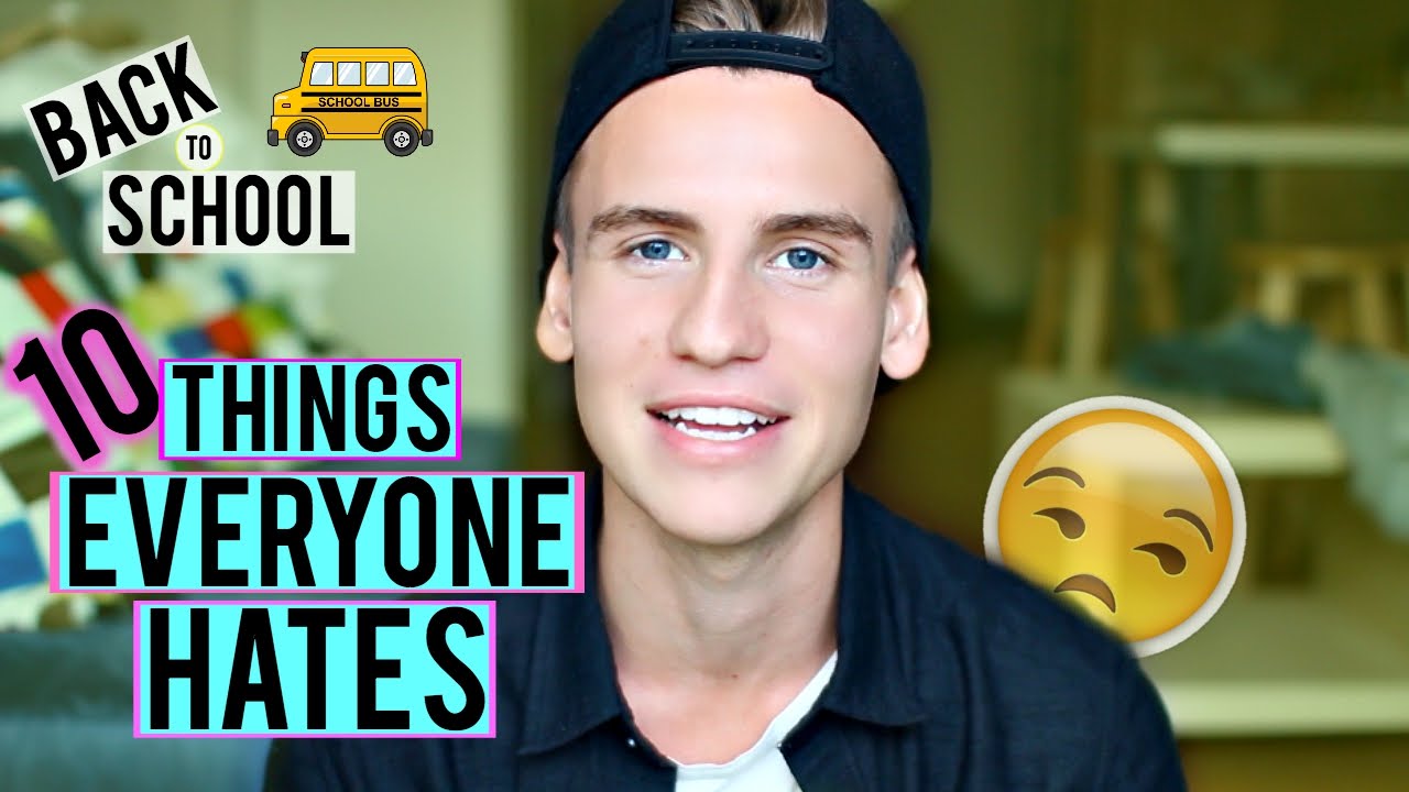 BACK TO SCHOOL: 10 Things Everyone Hates! - YouTube