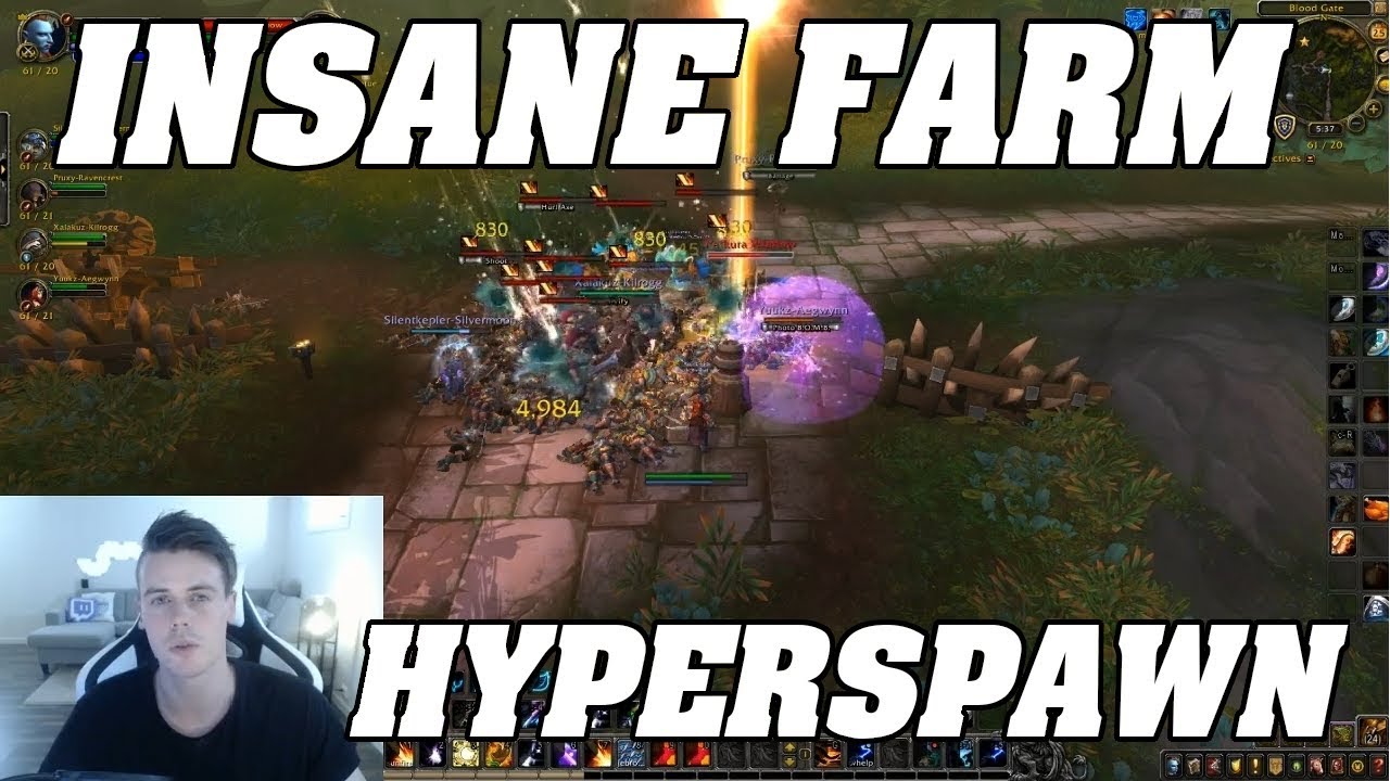WoW: THE BEST HYPER-SPAWN FARM IN BFA!!| 2600+ Mobs per Hour | Epic ...