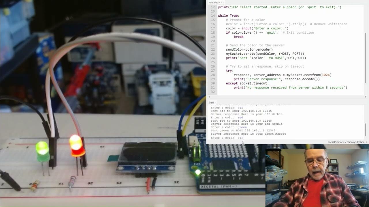 Paul McWhorter, Arduino UNO R4 Wi-Fi, Lesson 66 Two LEDs - YouTube