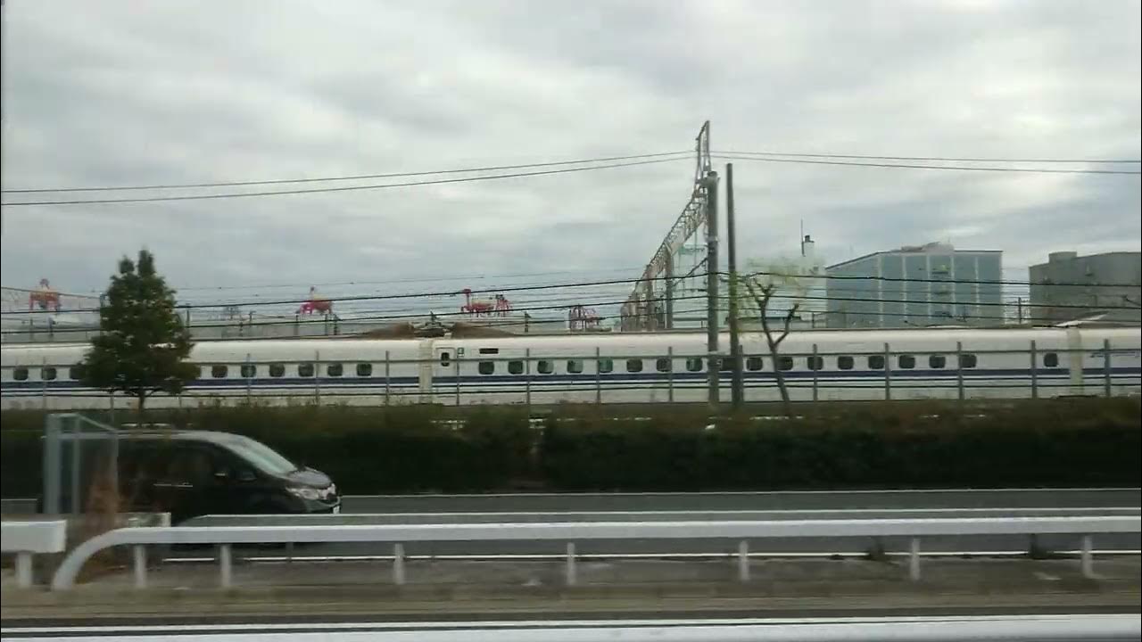 【大井車両基地】首都高速湾岸線 大井jctから東海道新幹線 大井車両基地俯瞰 Youtube