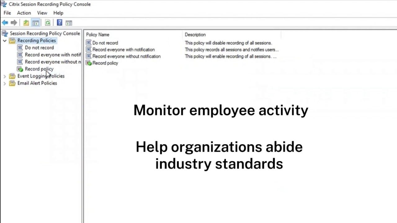 Session Recording with Citrix Virtual Apps and Desktops - YouTube