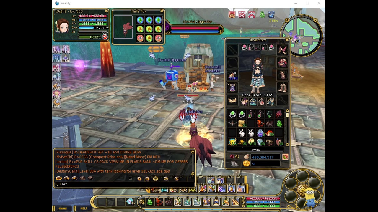 UPGRADE +20 weapon FLYFF INSANITY - YouTube