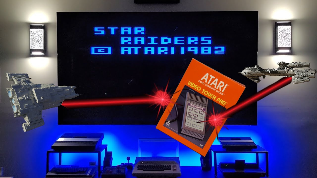 (1982) Atari Star Raiders and Video Touch Pad - YouTube