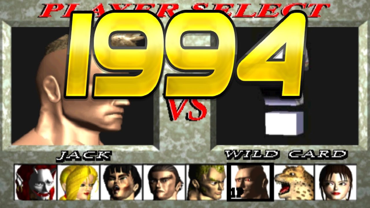 Tekken 1 Arcade Character Selection Screen - YouTube