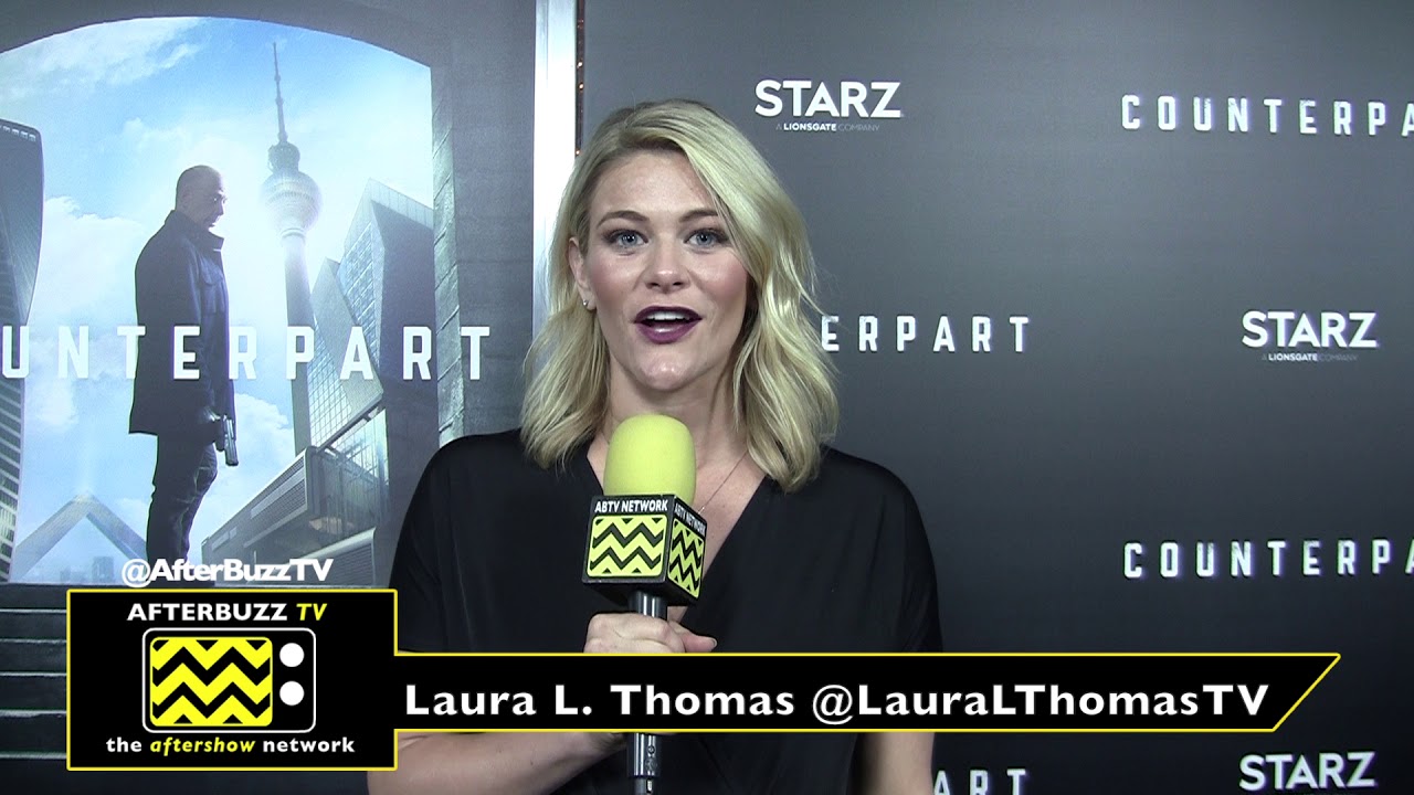 Host Laura L. Thomas at the STARZ 'Counterpart' Premiere 2018 - YouTube