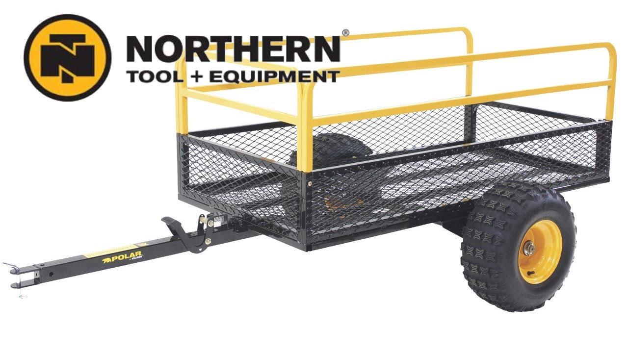 Polar Mesh Dump Trailer from Northern Tool: Assembly - YouTube