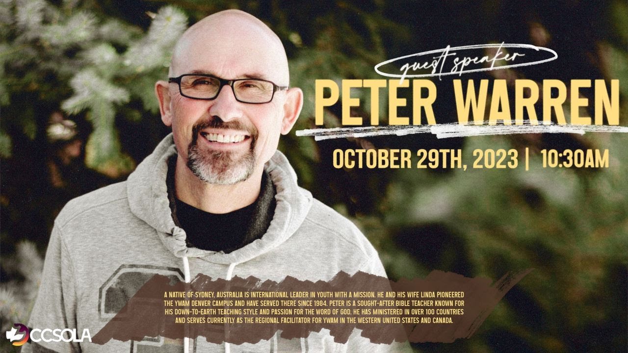 Guest Speaker: Peter Warren ( Bilingual Service ) - YouTube